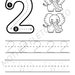 Number Tracing Sheets - Zoo Animals - Etsy