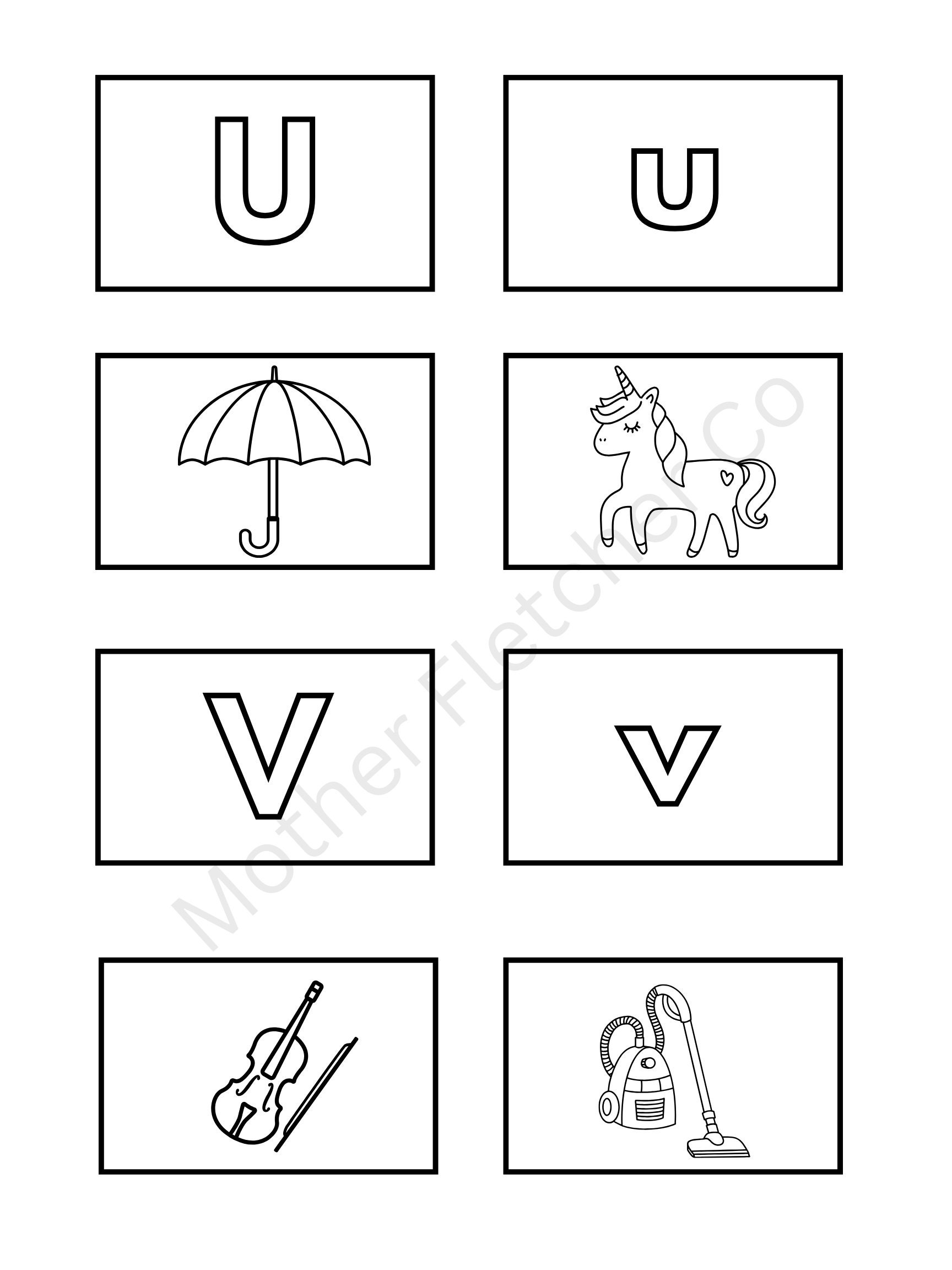 Alphabet Flashcards/matching Game - Etsy