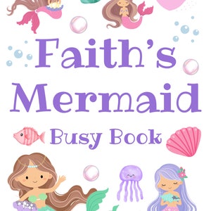 Mermaid Busy Book Activities (printable) - Etsy