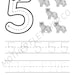 Number Tracing Sheets - Zoo Animals - Etsy