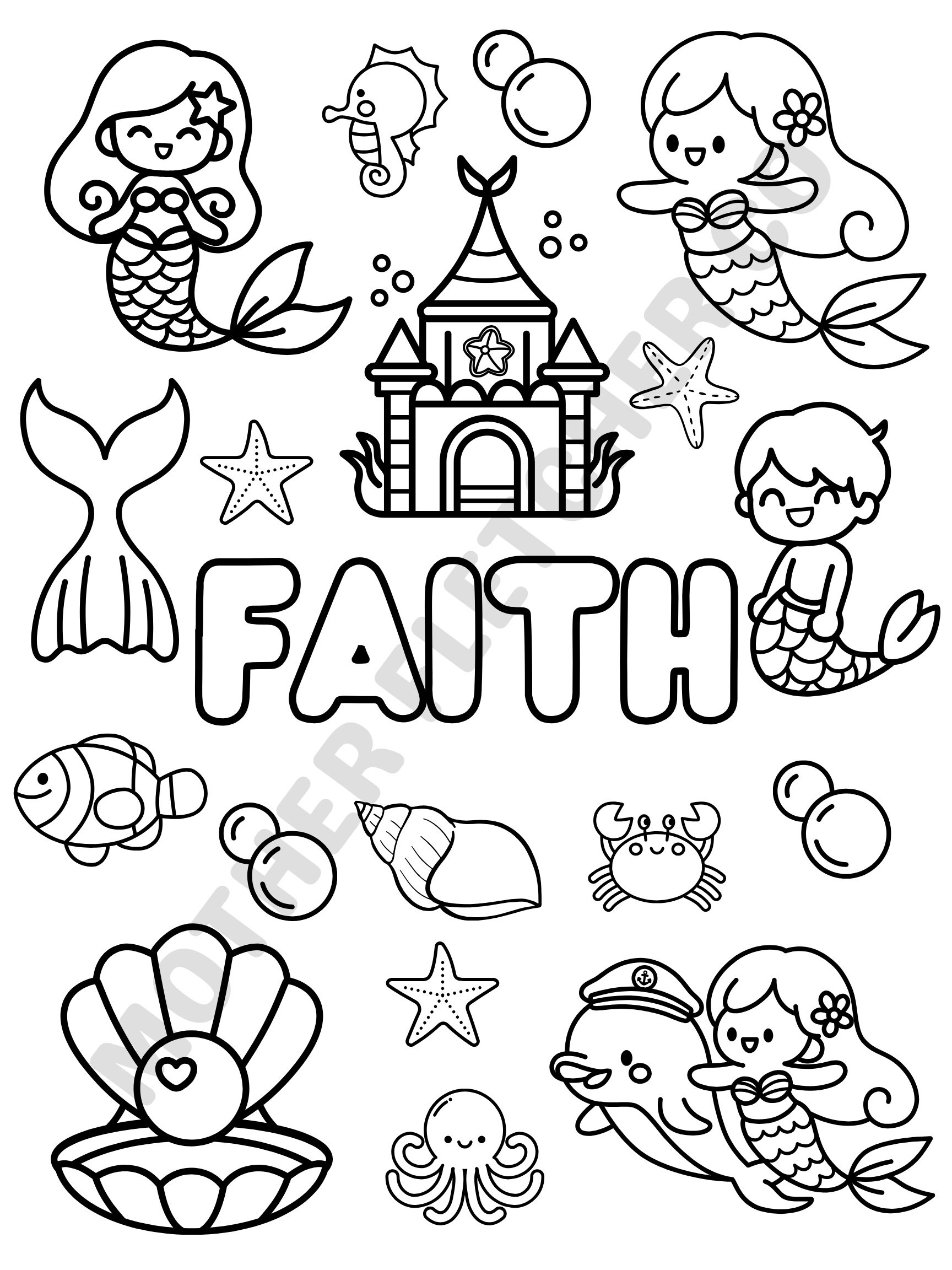 Mermaid Busy Book Activities (printable) - Etsy