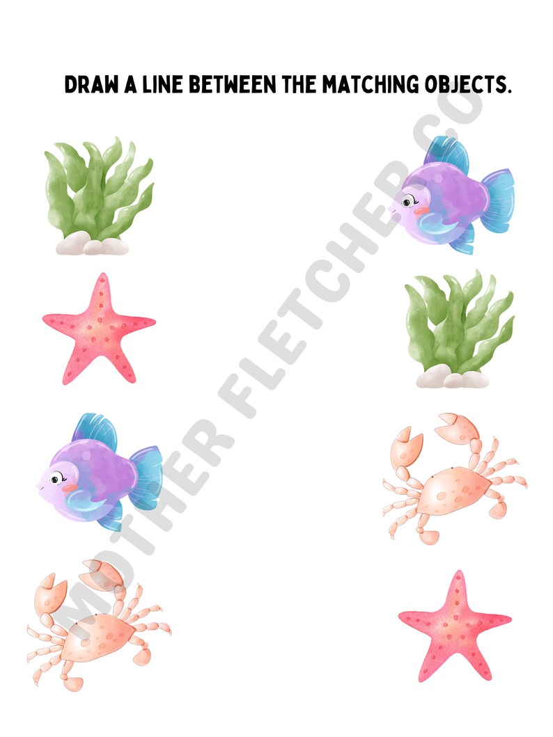 Mermaid Busy Book Activities printable - Etsy