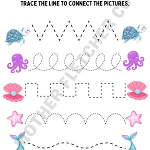 Mermaid Busy Book Activities (printable) - Etsy