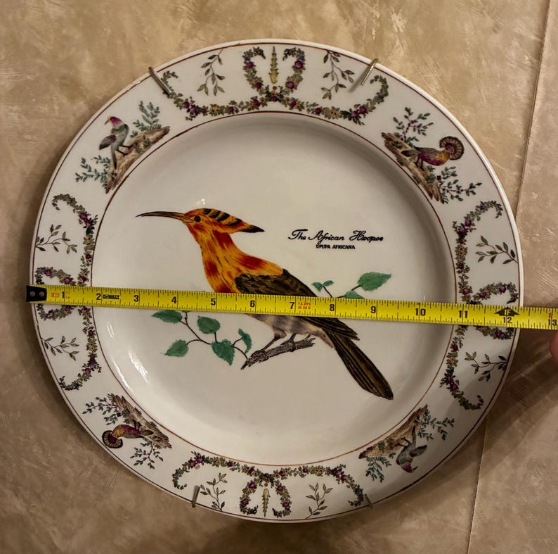 Vintage Castilian Bird Plates Set of 4 • Ornithology Wall Plates ...