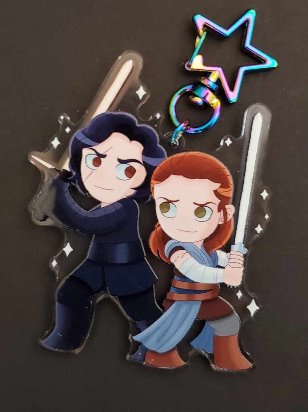 Chibi Dyad Back to Back Acrylic Keychain - Etsy