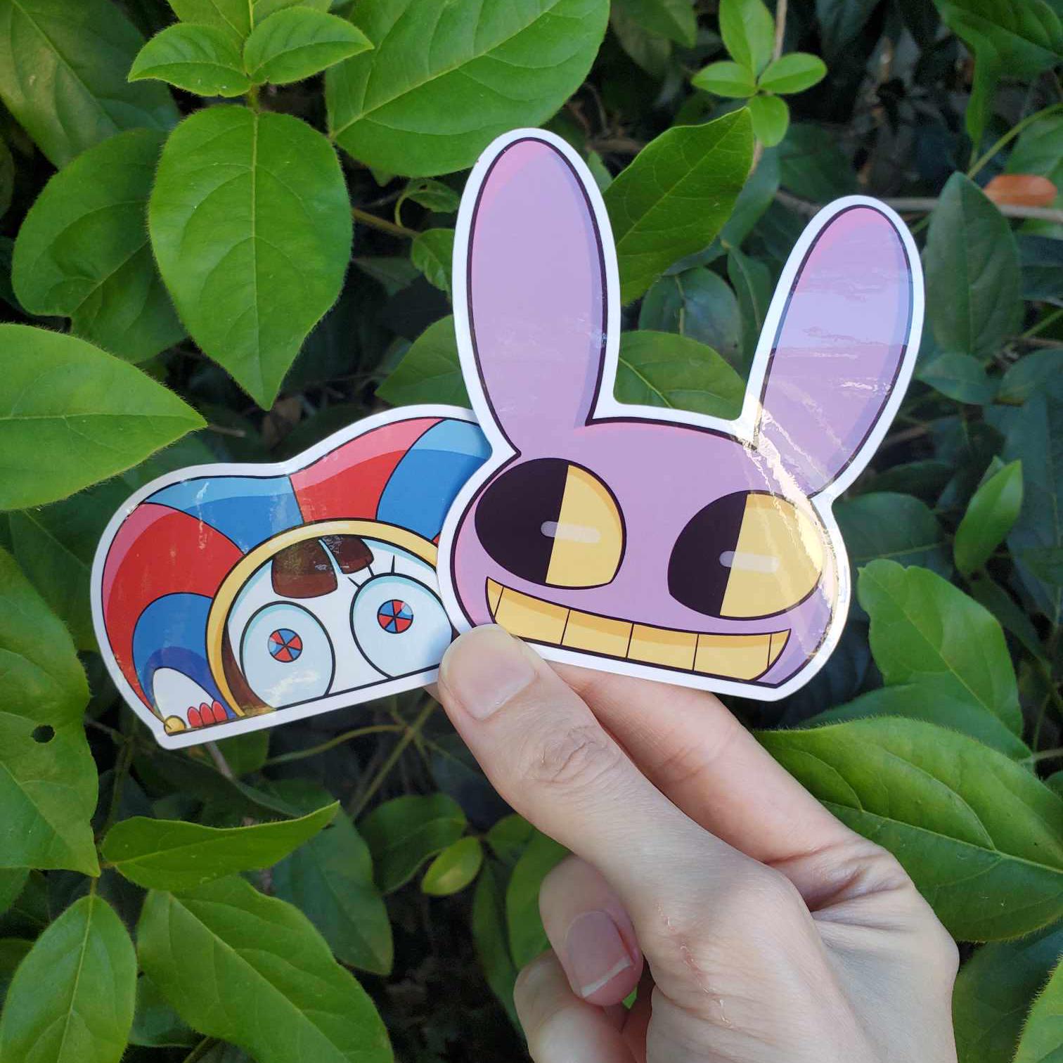 Jax and Pomni Peeker Sticker Bundle - Etsy