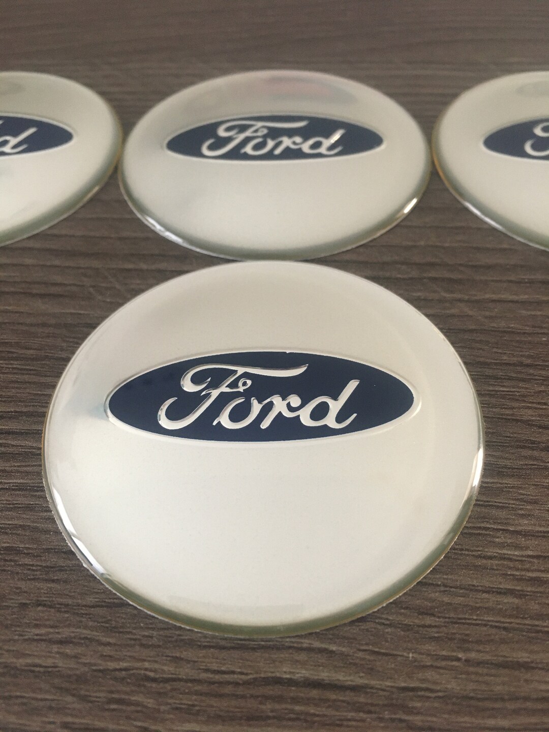 4 Pcs set Wheel Center Hub Caps Stickers 65 Mm 2.56 Inch for Ford ...