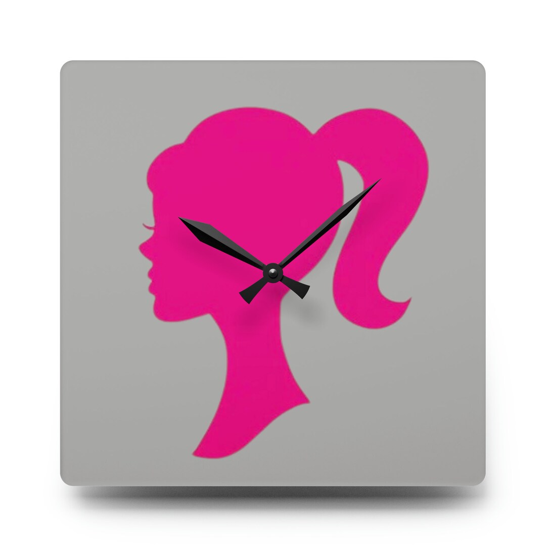 Barbie Acrylic Wall Clock - Etsy