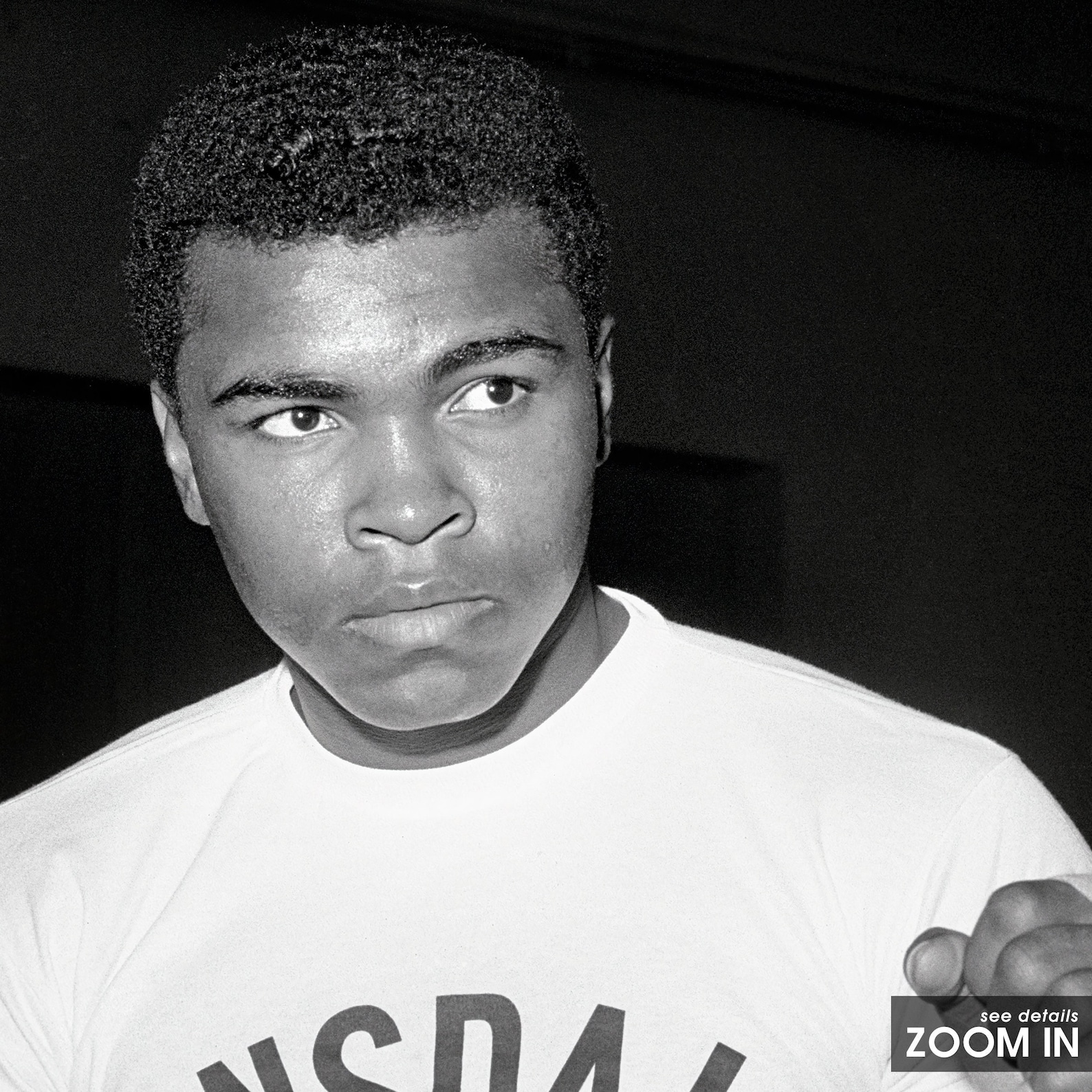 Muhammad Ali Print, Muhammad Ali Black and White Wall Art, Vintage ...