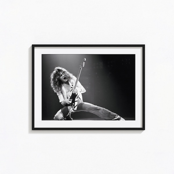 Eddie Van Halen Print - Etsy