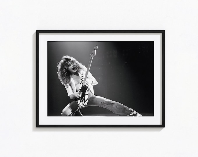 Eddie Van Halen Limited Print Signed/numbered by Artist Damon Kardon of ...