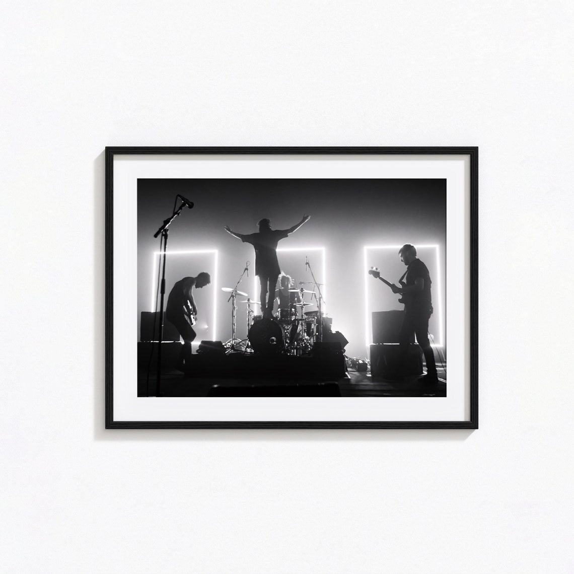 The 1975 Print, Matty Healy Poster, Bar Cart Art Black and White Wall ...