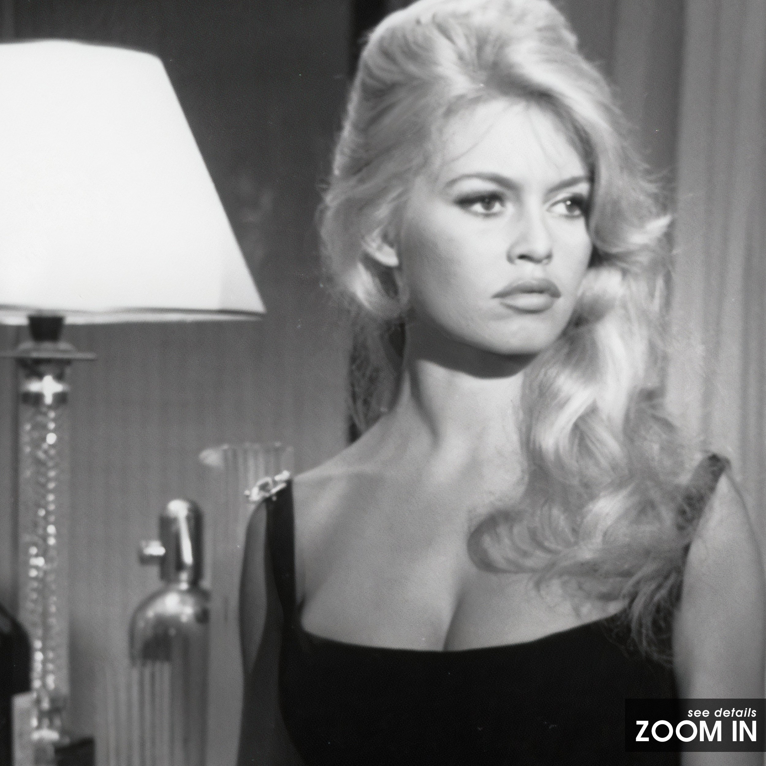 Brigitte Bardot Print, Vintage Hollywood Black and White Wall Art, Vintage Print, Photography ...