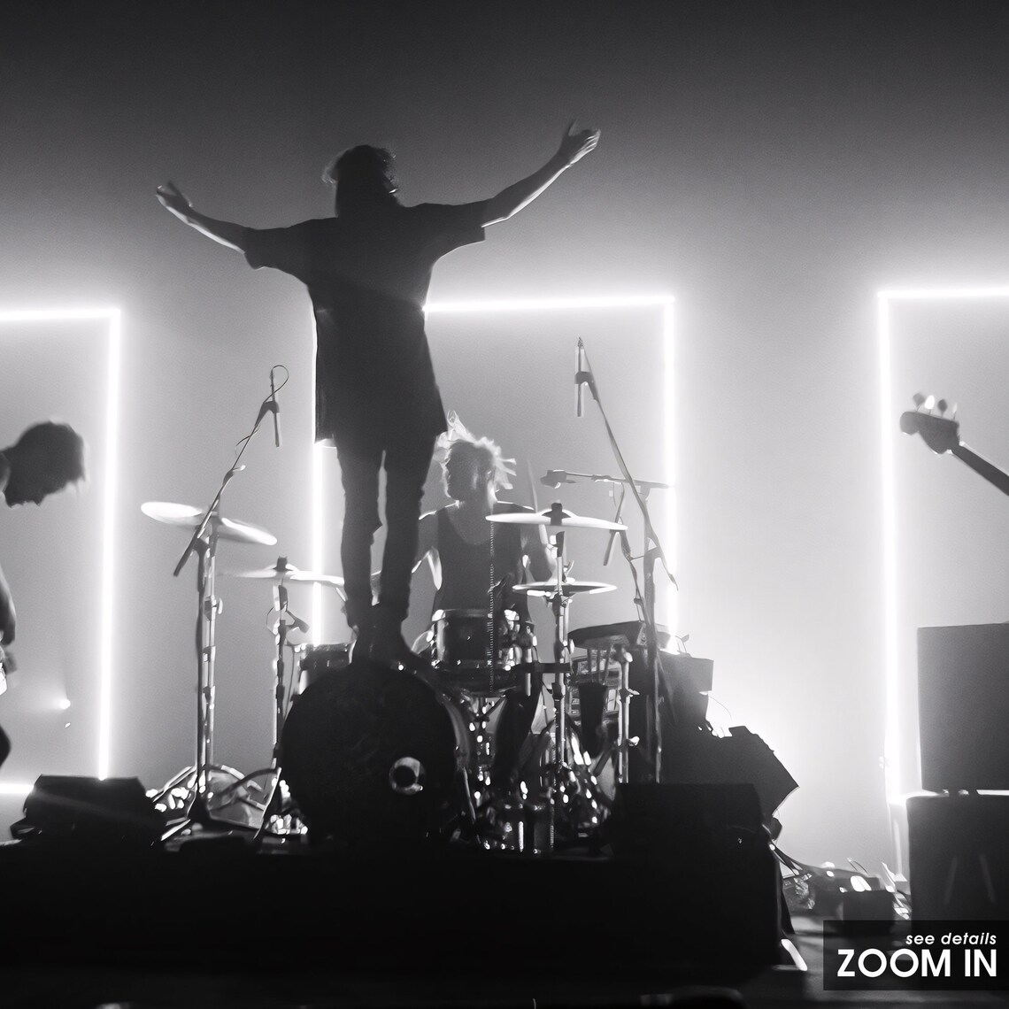 The 1975 Print, Matty Healy Poster, Bar Cart Art Black and White Wall ...