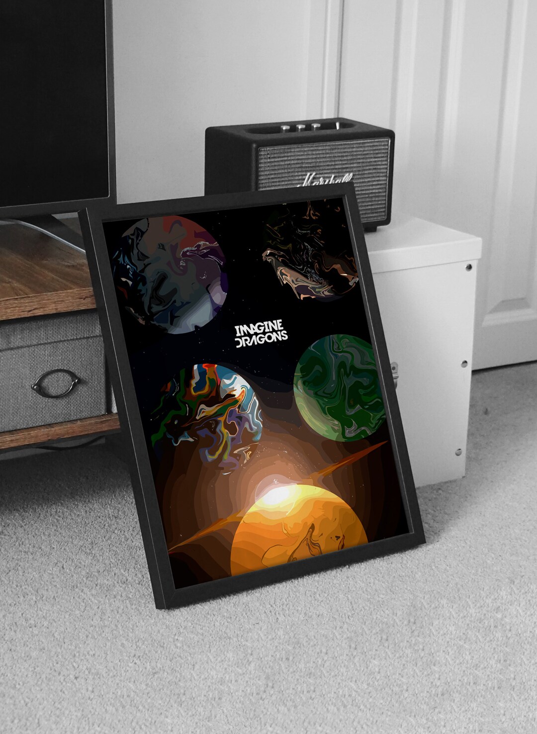 Imagine Dragons Poster, Gift Poster Print, Imagine Dragons 2023 Poster ...