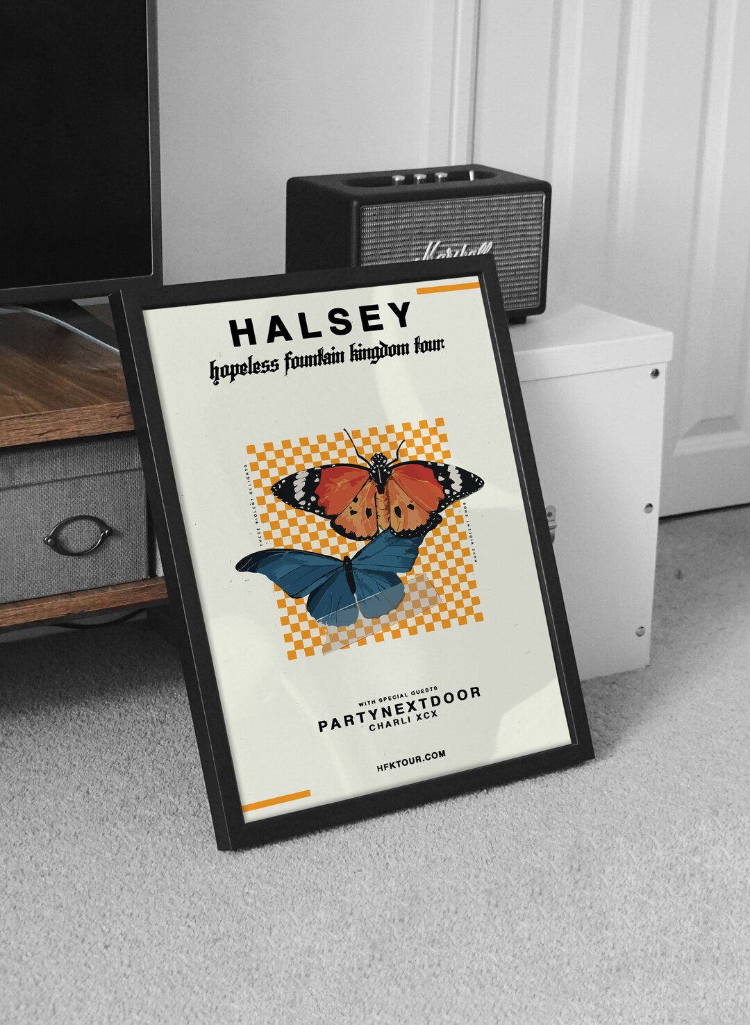 Halsey Poster, Halsey Gift Poster, Halsey Hopeless Fountain Kingdom ...