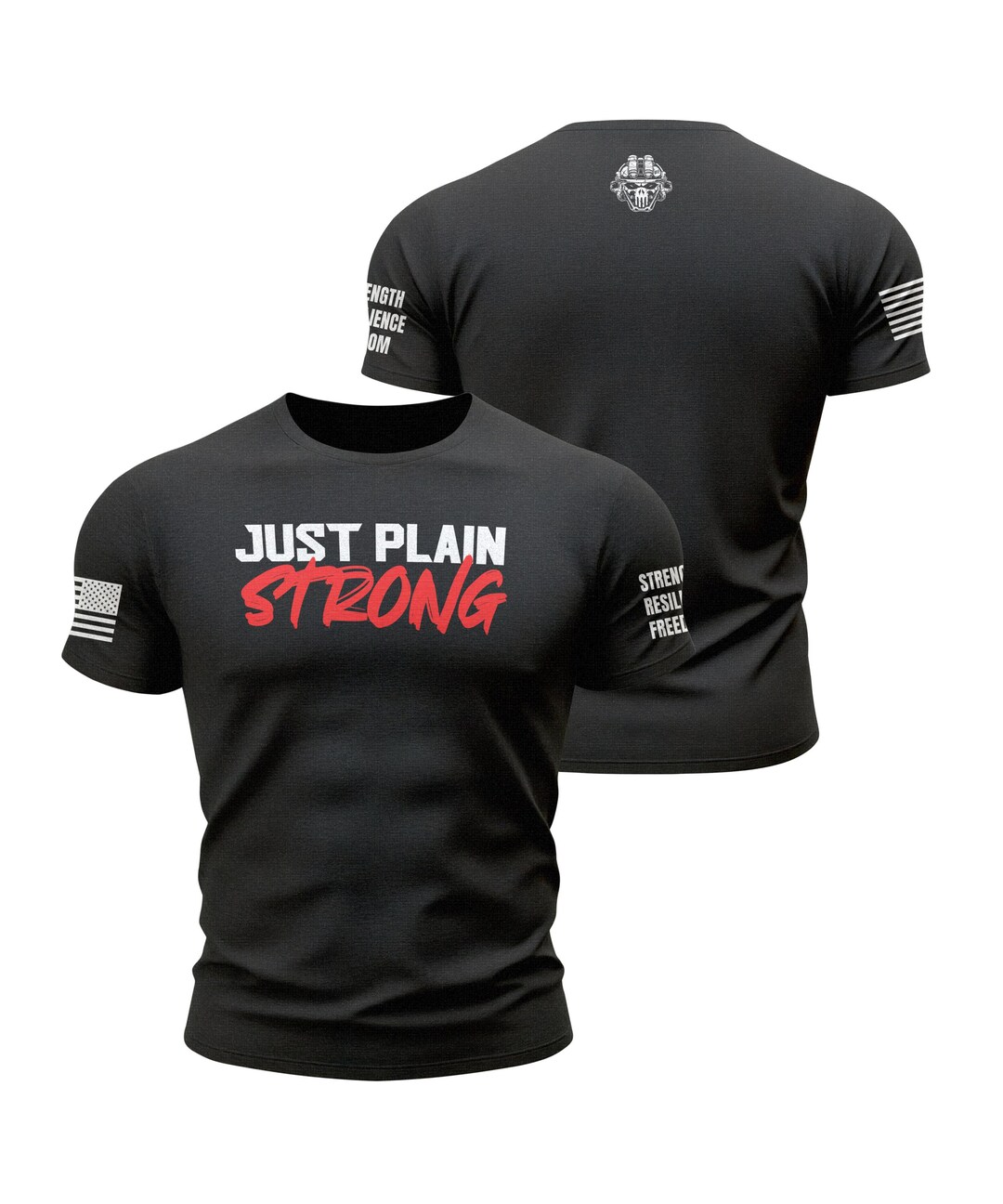 Gym Shirt Men | Just Plain Strong T-shirt | Workout Shirt | Strength ...