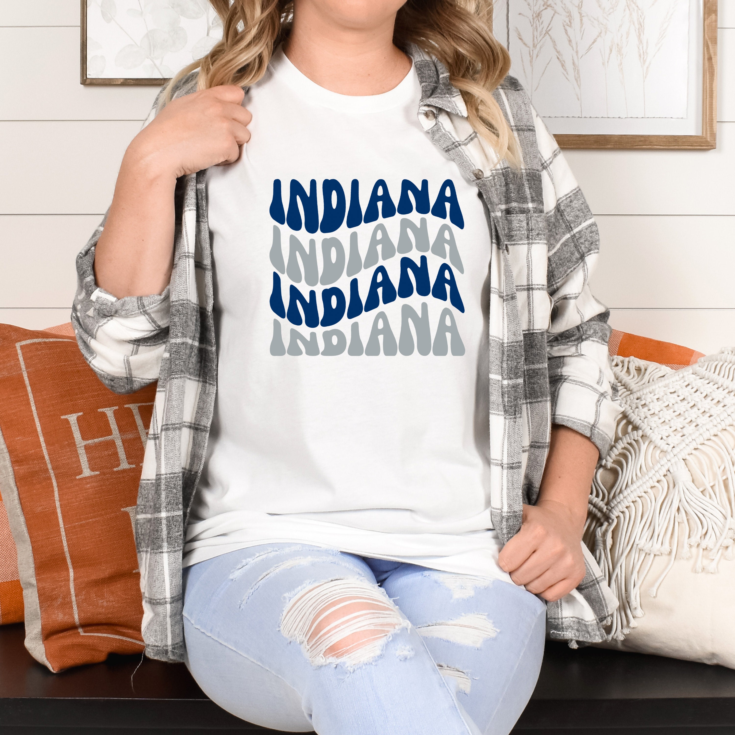 Indiana Retro Wavy PNG Digital Image - Etsy