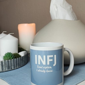 INFJ Kaffeebecher Tasse MBTI Persönlichkeit Advokat Geschenk Gadgets ...