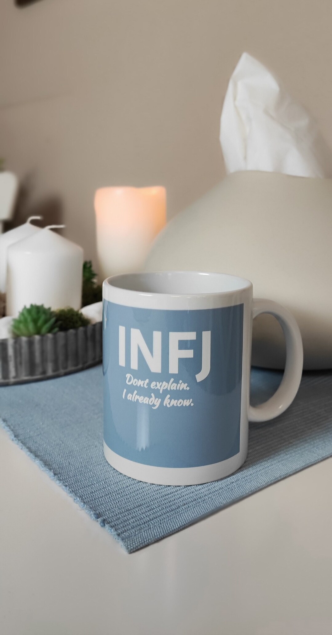 INFJ Kaffeebecher Tasse MBTI Persönlichkeit Advokat Geschenk Gadgets ...