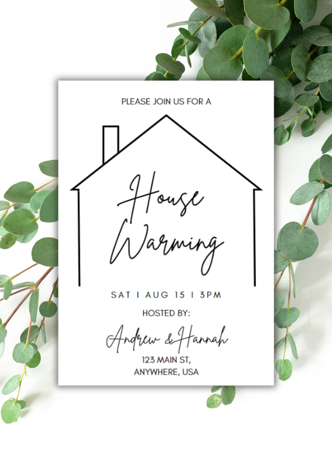House Warming Invitation Template - Etsy
