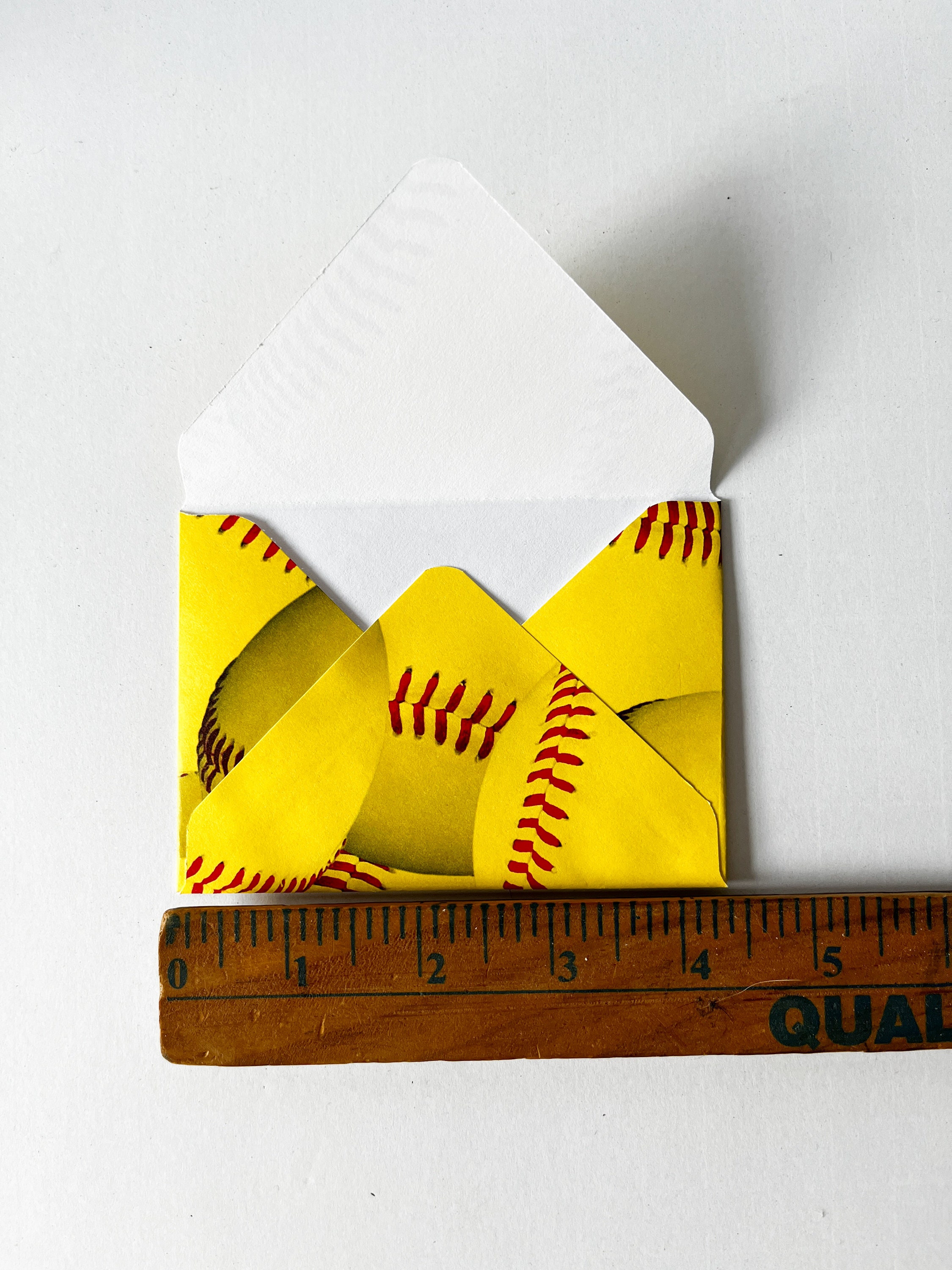 Set of 12 Mini Softball Envelopes - Etsy