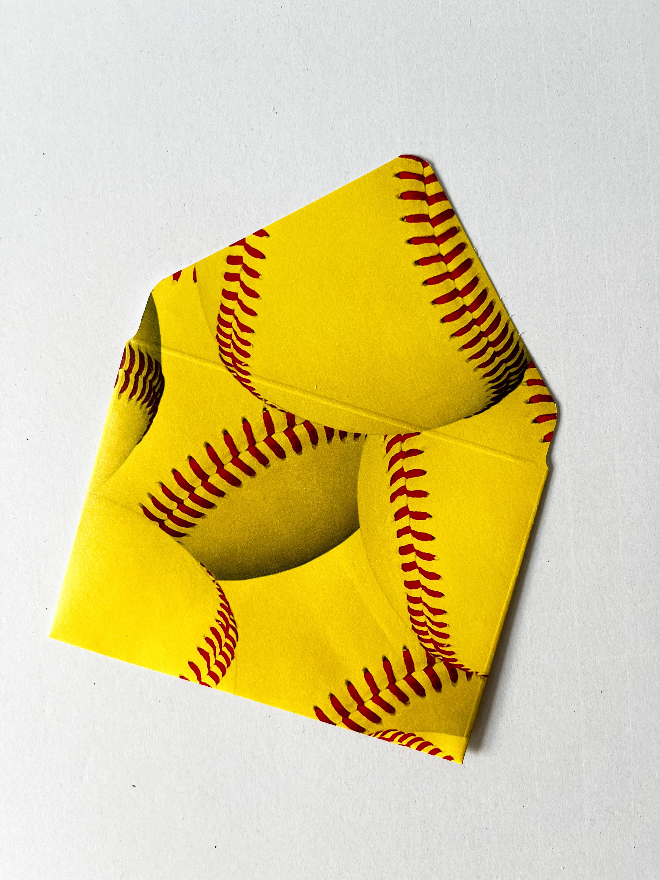 Set of 12 Mini Softball Envelopes - Etsy