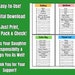 Softball Fastpitch Gameday Tournament Packing Checklist - Etsy