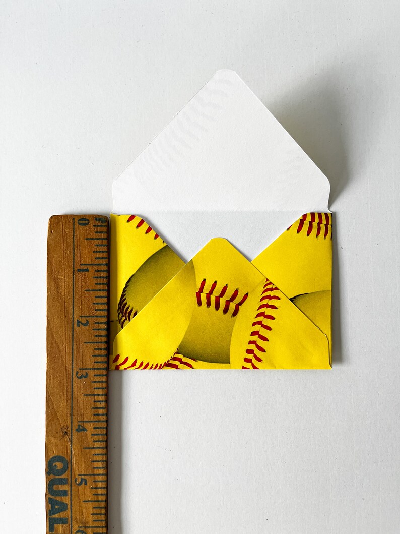 Set of 12 Mini Softball Envelopes - Etsy