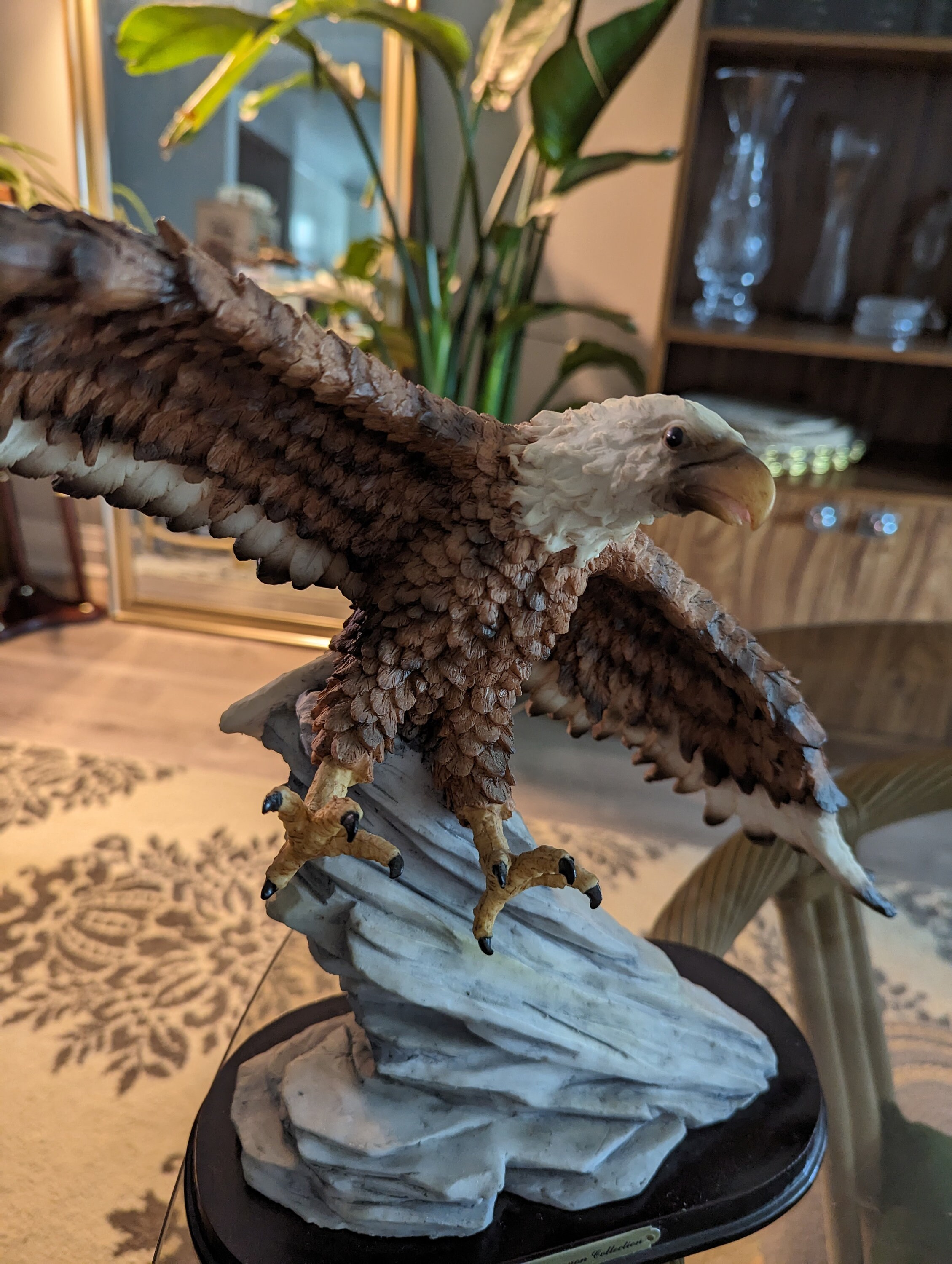The Shannon Collection Large Soaring/hunting Eagle Sculpture - Etsy