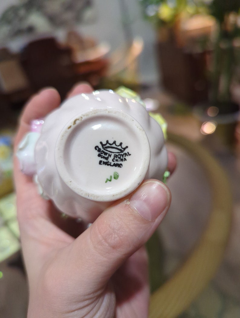 Crown Royal Bone China Made in England Bouquet With Three Flowers - Etsy