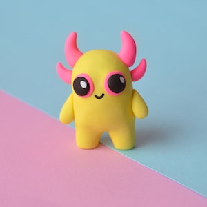 Cute Demon Monster Desk Buddy Decoration Tiny Cute Decor Curio Shelf ...