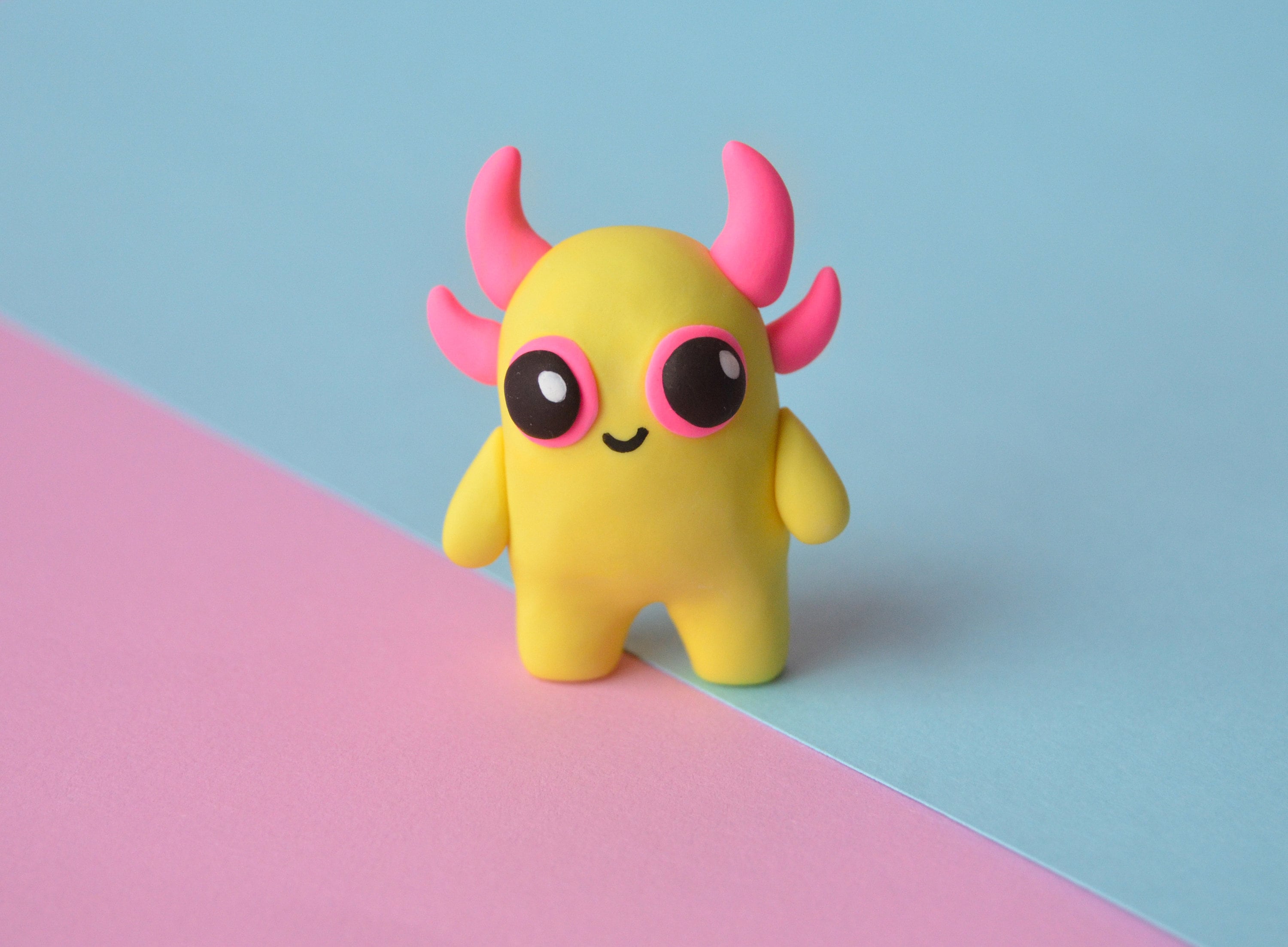 Cute Demon Monster Desk Buddy Decoration Tiny Cute Decor Curio - Etsy