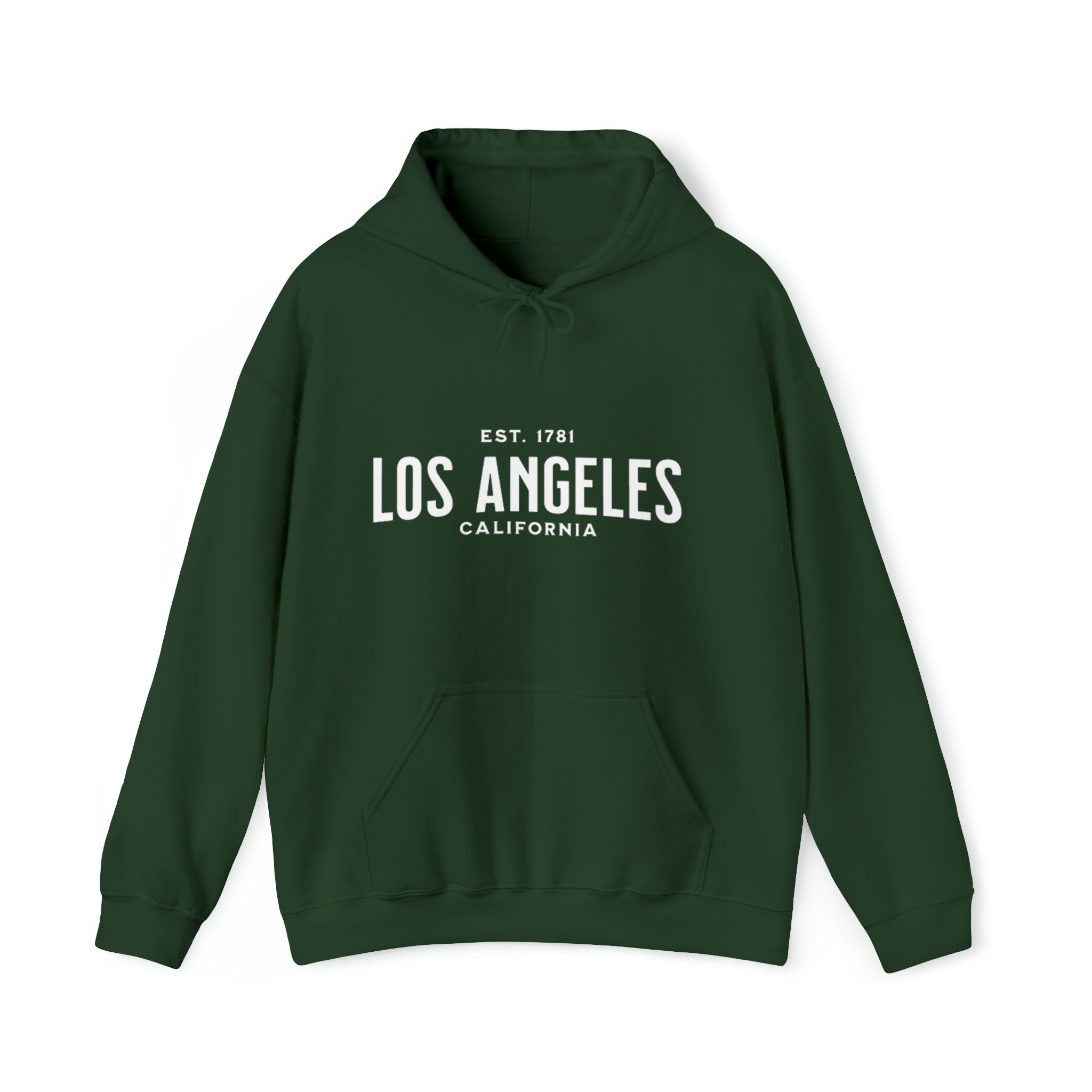 Vintage Los Angeles California Hoodie - White Font - Etsy