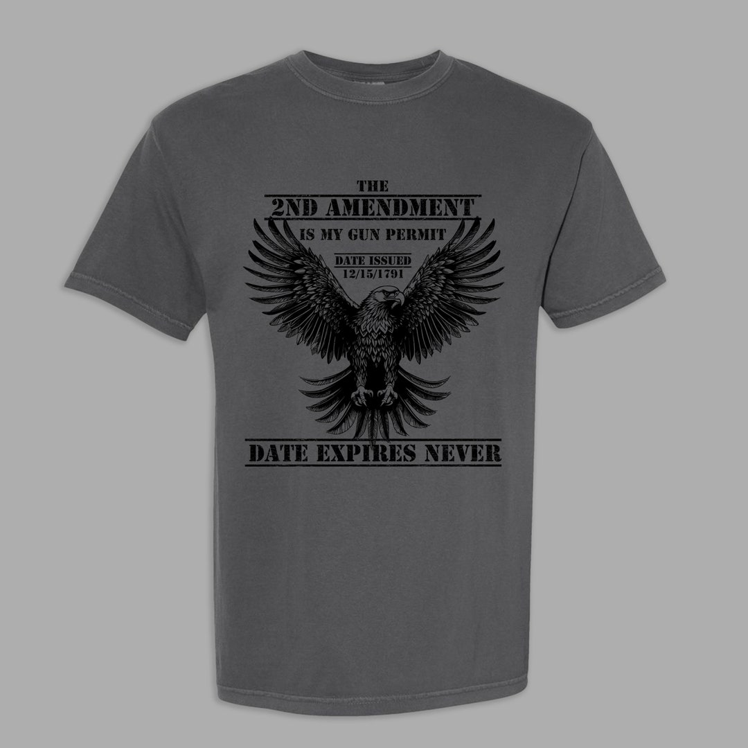 2nd Amendment Eagle Design, 2A Tee, Constitution, Second Amendment ...