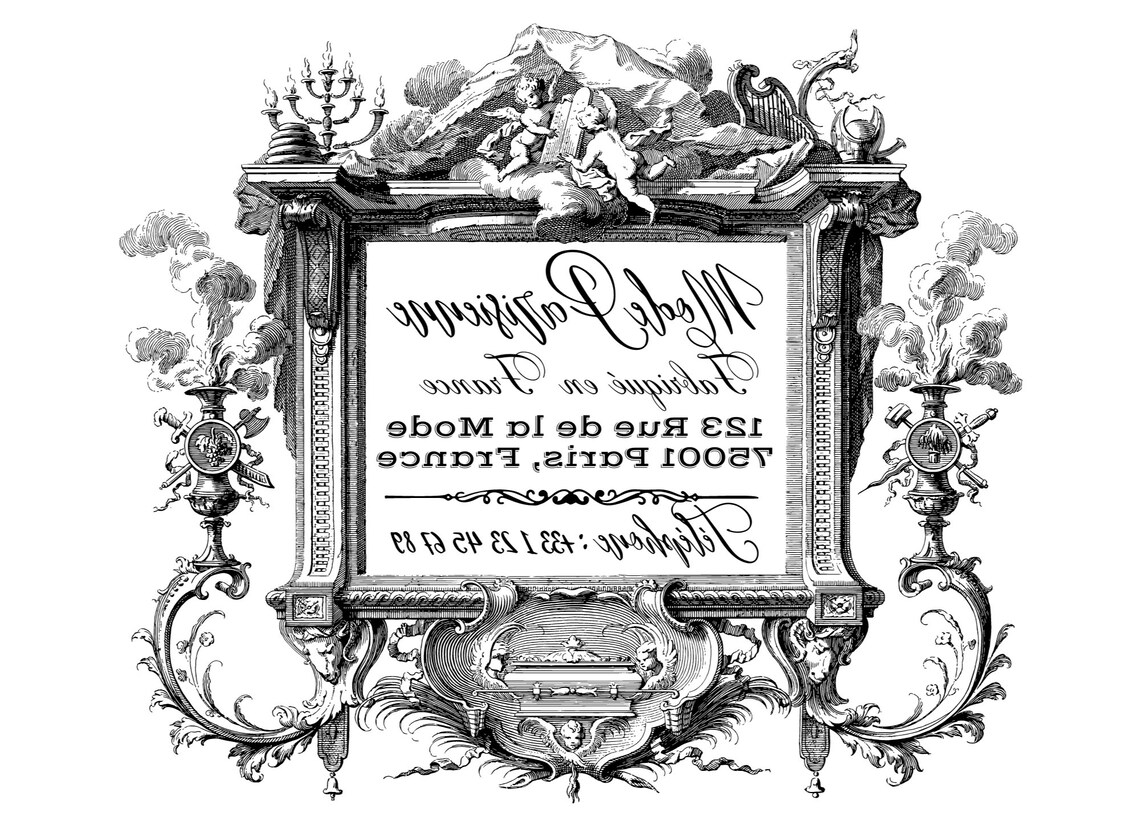 Vintage French Label Store Sign Home Decor Image Printable Graphic - Etsy