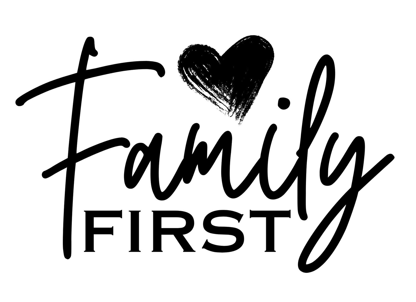 Family First Home Decor Sign Image Printable Graphic - Etsy