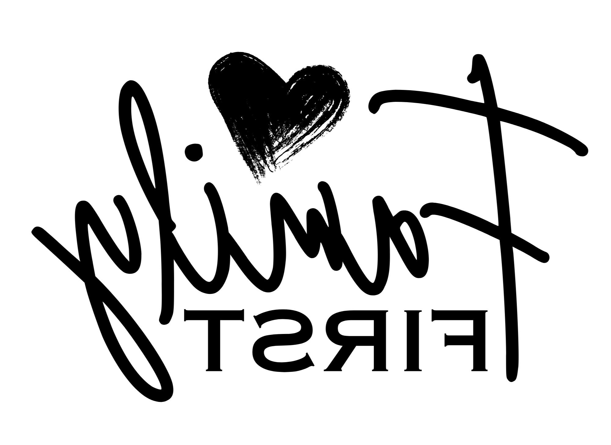 Family First Home Decor Sign Image Printable Graphic - Etsy