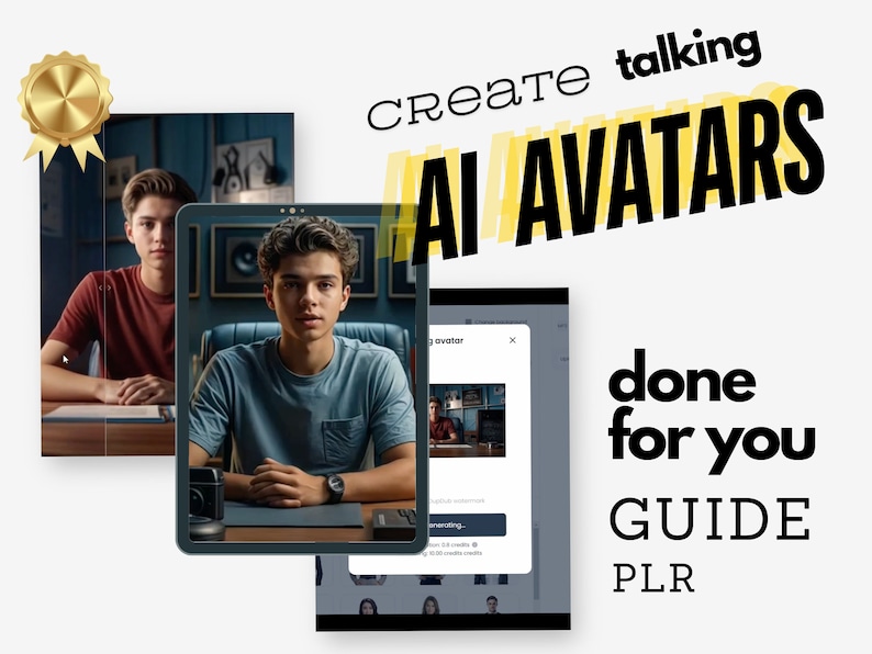Create Talking Ai Avatar | How to Guide - Ebook | Faceless Social Media ...