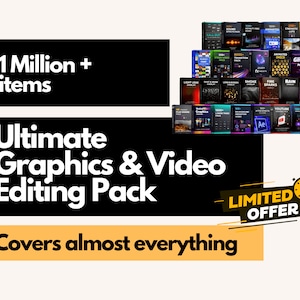 Ultimate Graphics & Video Editing Pack Must Have for Designers, Editors ...
