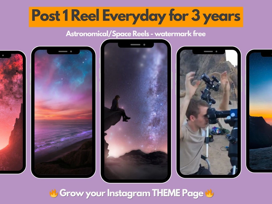 1200 + HD Space Reels | Instagram Reel Tiktok Reel Youtube Shorts ...