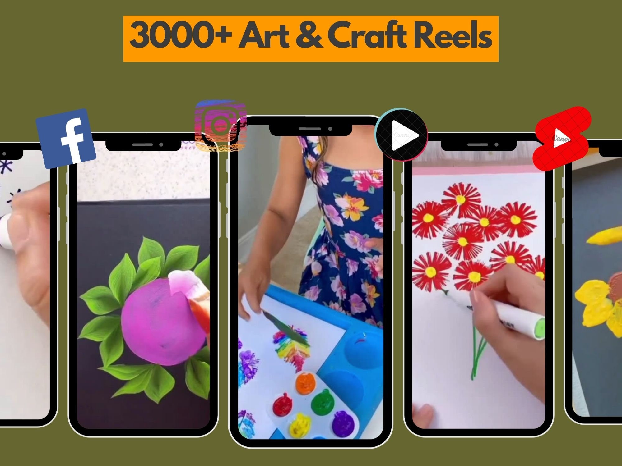 3000+ HD Art & Craft Reels for Art and Craft | Youtube Shorts | Tiktok ...