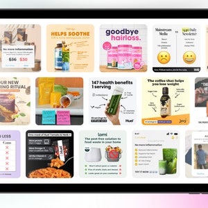 800+ Proven Static Meta Ad Creatives, Done for You Canva Editable ...