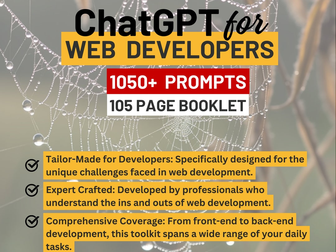 1050+ Chatgpt Prompts for Web Developers | Crafted by Experienced ...