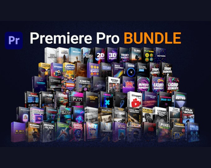 Premier Pro Video Editing Pack Ultimate, Presets, Color Grading, Text ...
