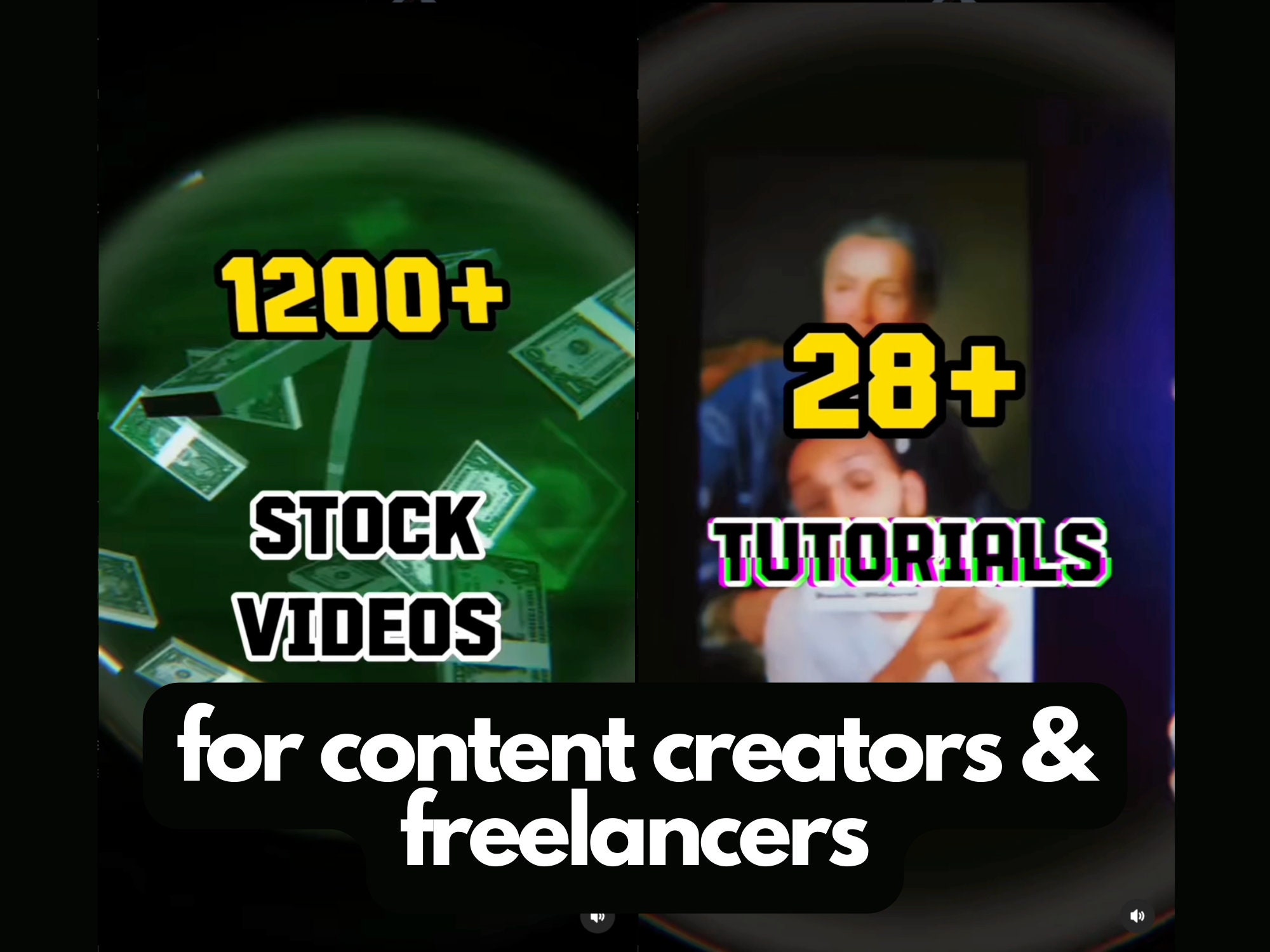 Premier Pro + Davinci Resolve Editing Pack | Sound Effects, Animations ...