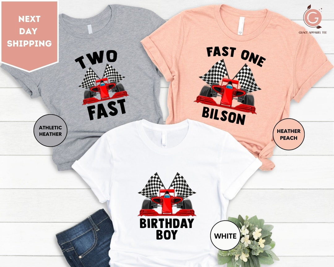 Pit Crew Shirt, Custom Racing Car Birthday Shirt, Birthday Boy Shirt ...