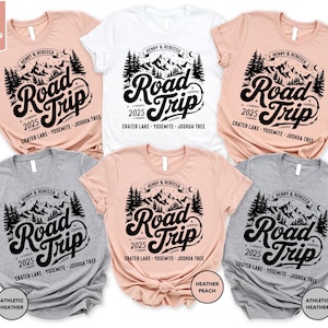 Custom Road Trip Shirt, Road Trip 2025 Shirt, Family Road Trip Shirt, Girls Road Trip, Travel ...