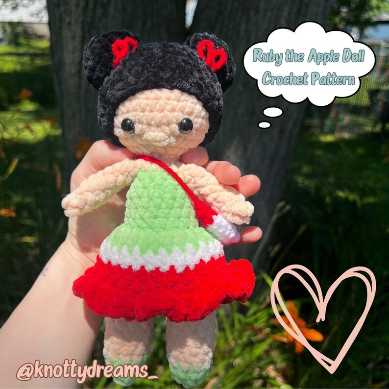 Crochet Pattern | Ruby the Apple Doll - Etsy