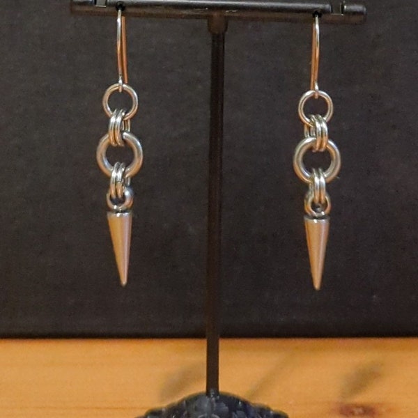 Goth Dangle Earrings - Etsy